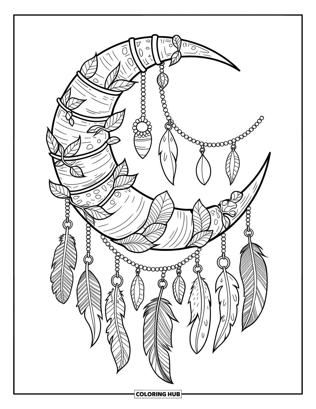 80+ Boho Coloring Pages for Kids & Adults (Free Printable PDFs)