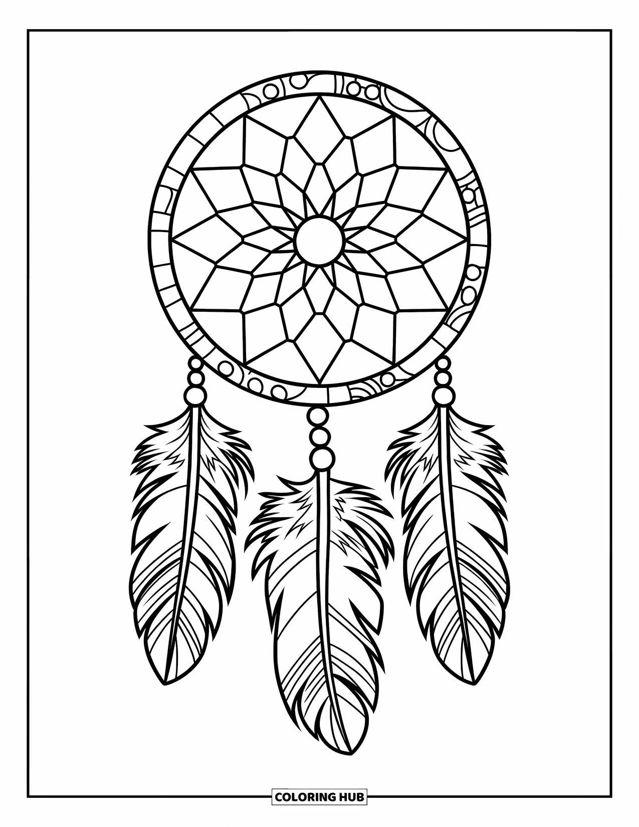 80+ Boho Coloring Pages for Kids & Adults (Free Printable PDFs)