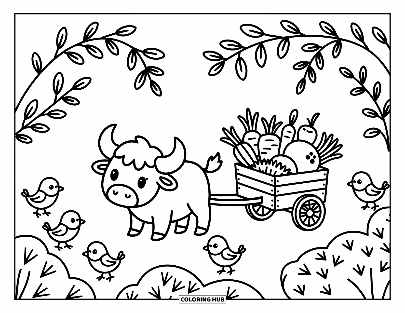 85+ Buffalo Coloring Pages for Kids & Adults (Free Printable PDFs)