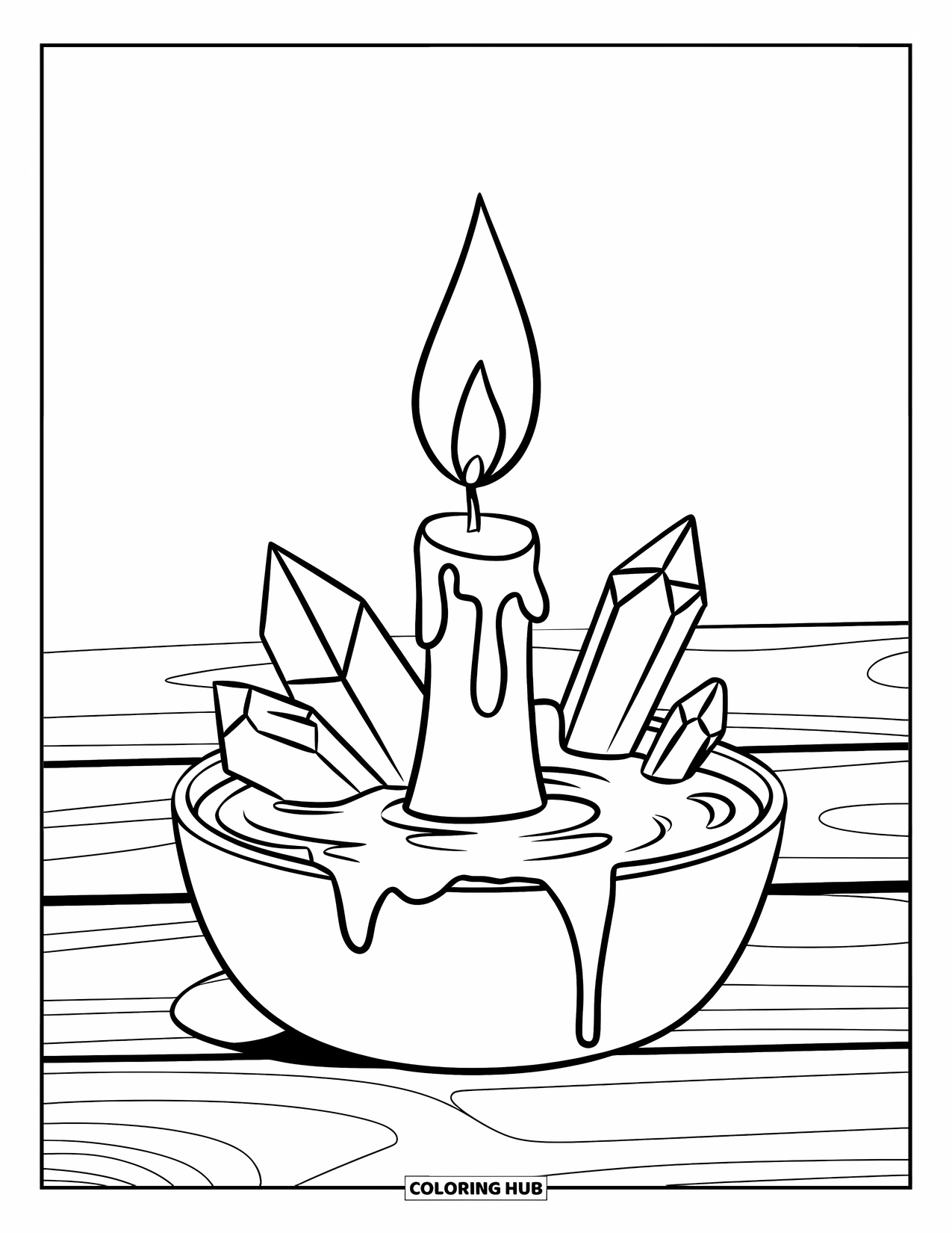 85+ Candle Coloring Pages for Kids & Adults (Free Printable PDFs)