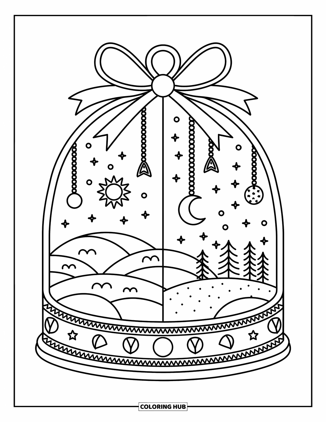 80+ Celestial Coloring Pages for Kids & Adults (Free Printable PDFs)