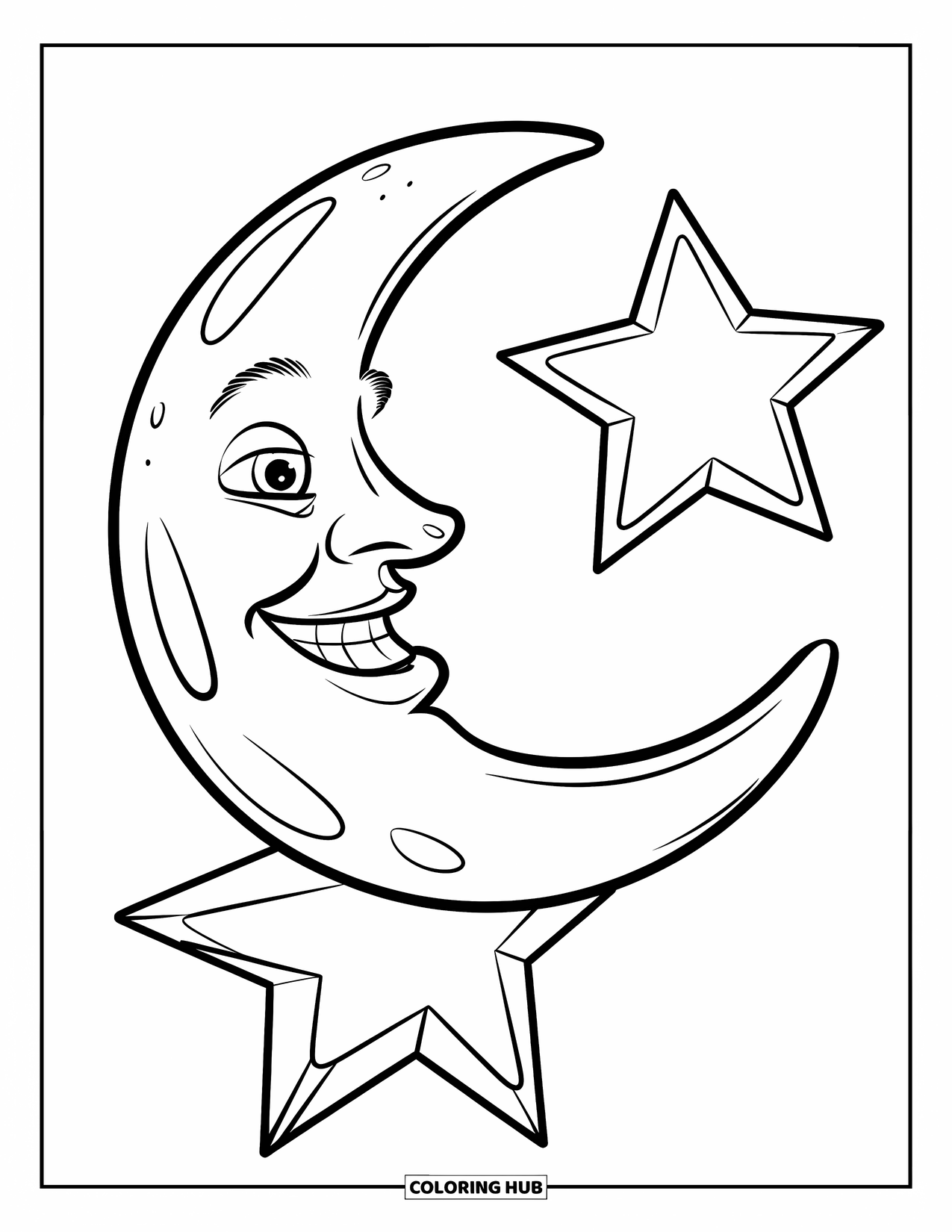 80+ Celestial Coloring Pages for Kids & Adults (Free Printable PDFs)