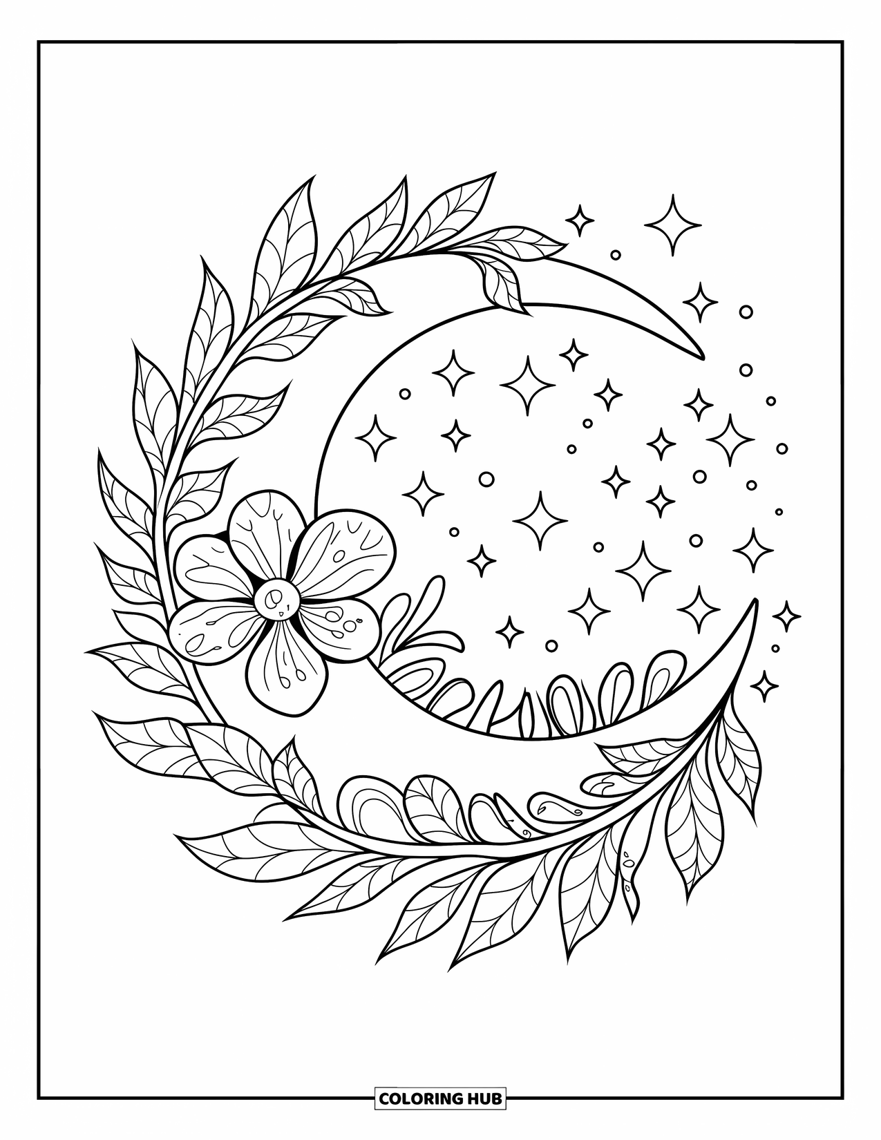 80+ Celestial Coloring Pages for Kids & Adults (Free Printable PDFs)