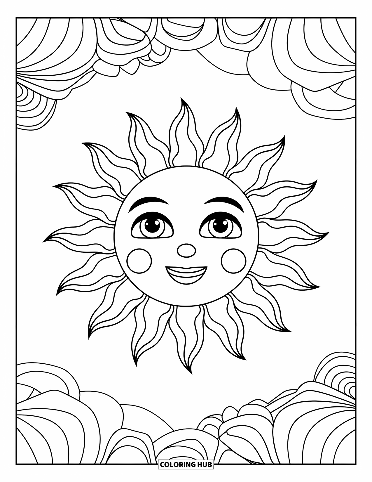 80+ Celestial Coloring Pages for Kids & Adults (Free Printable PDFs)