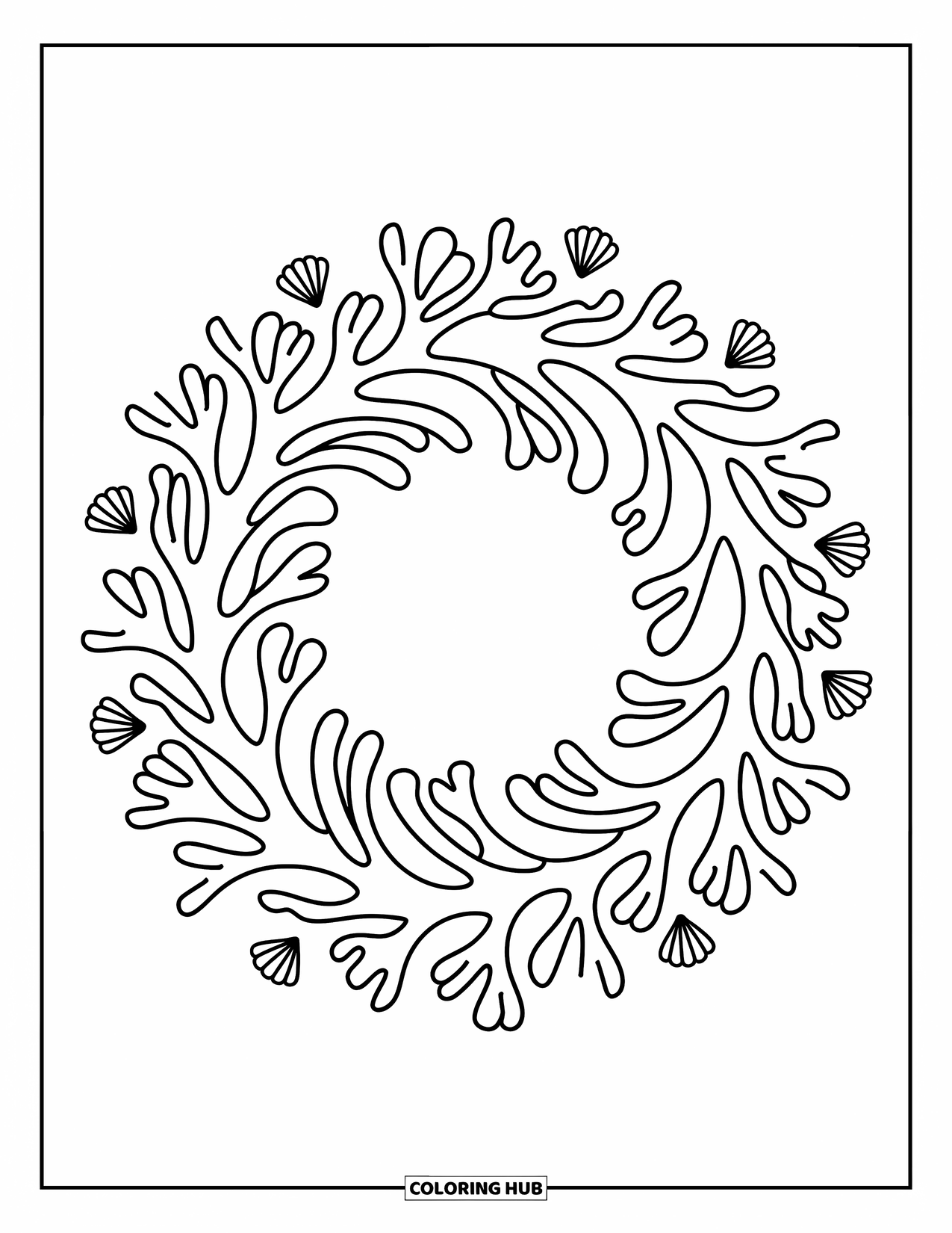 65+ Coral Coloring Pages for Kids & Adults (Free Printable PDFs)