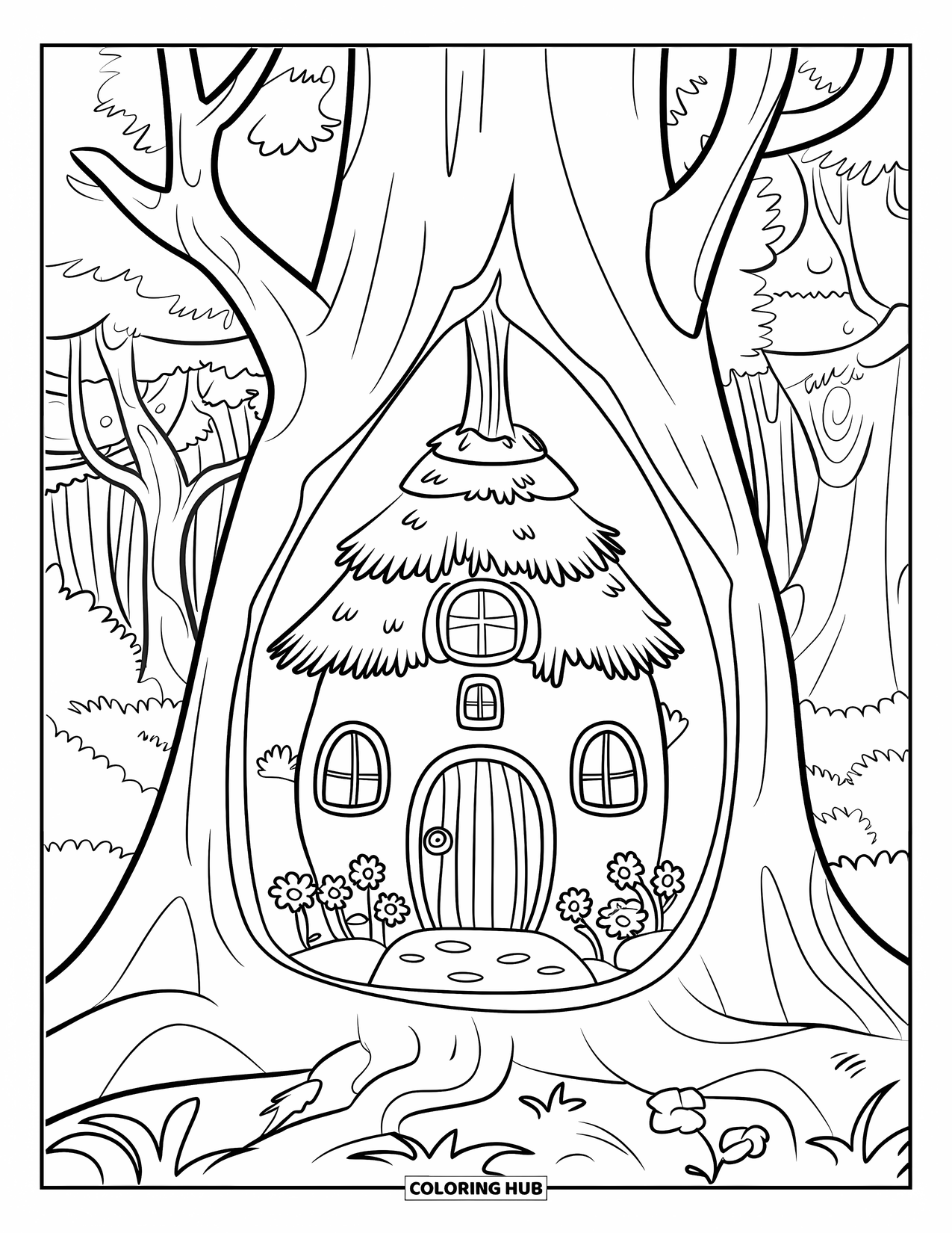 90+ Enchanted Forest Coloring Pages for Kids & Adults (Free Printable PDFs)