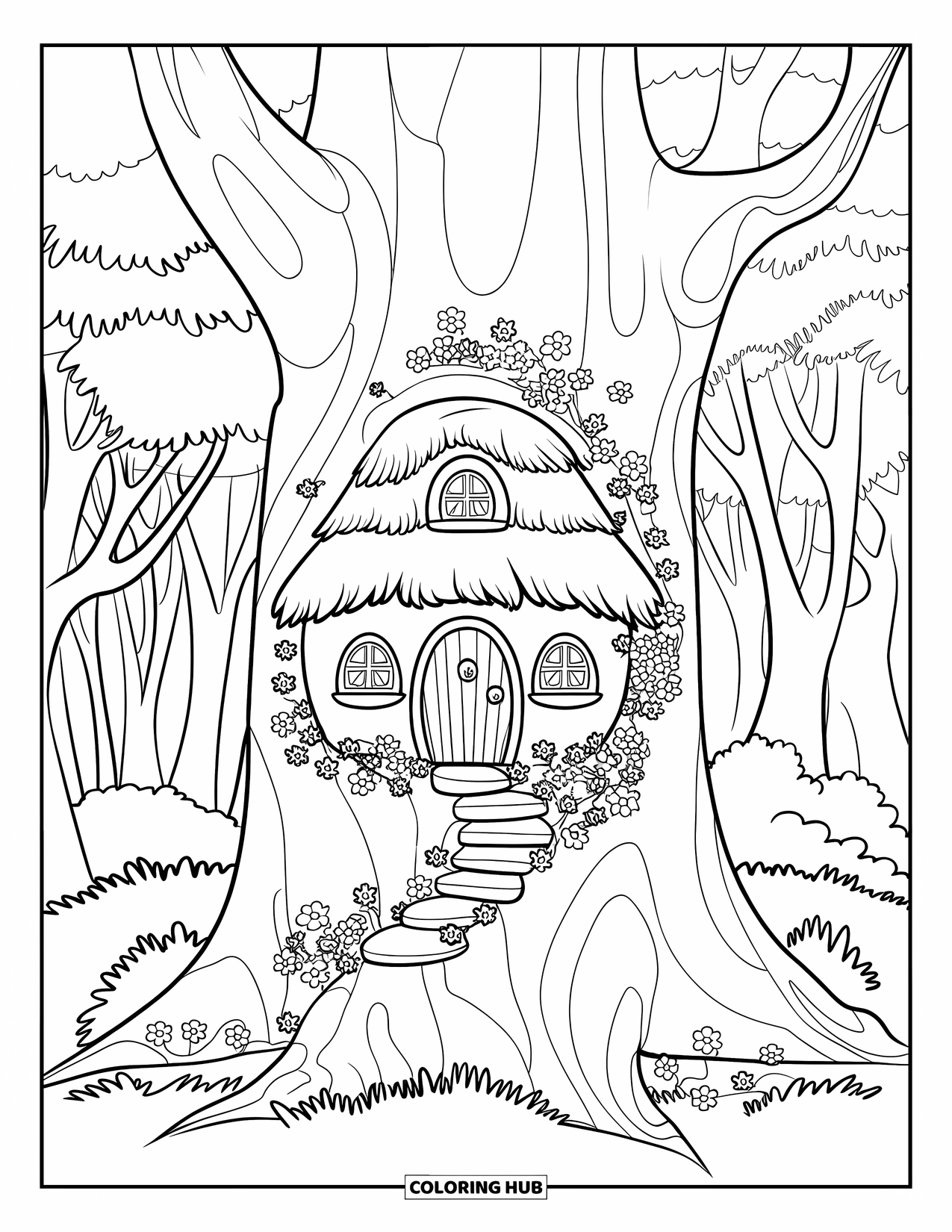 90+ Enchanted Forest Coloring Pages for Kids & Adults (Free Printable PDFs)