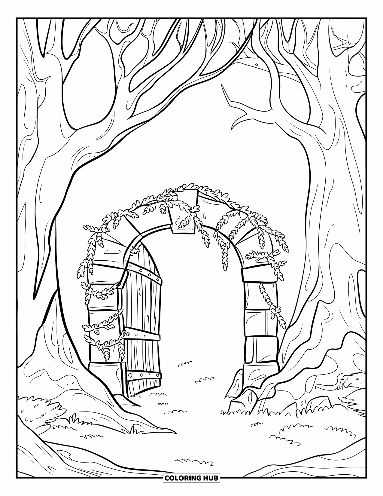 90+ Enchanted Forest Coloring Pages for Kids & Adults (Free Printable PDFs)