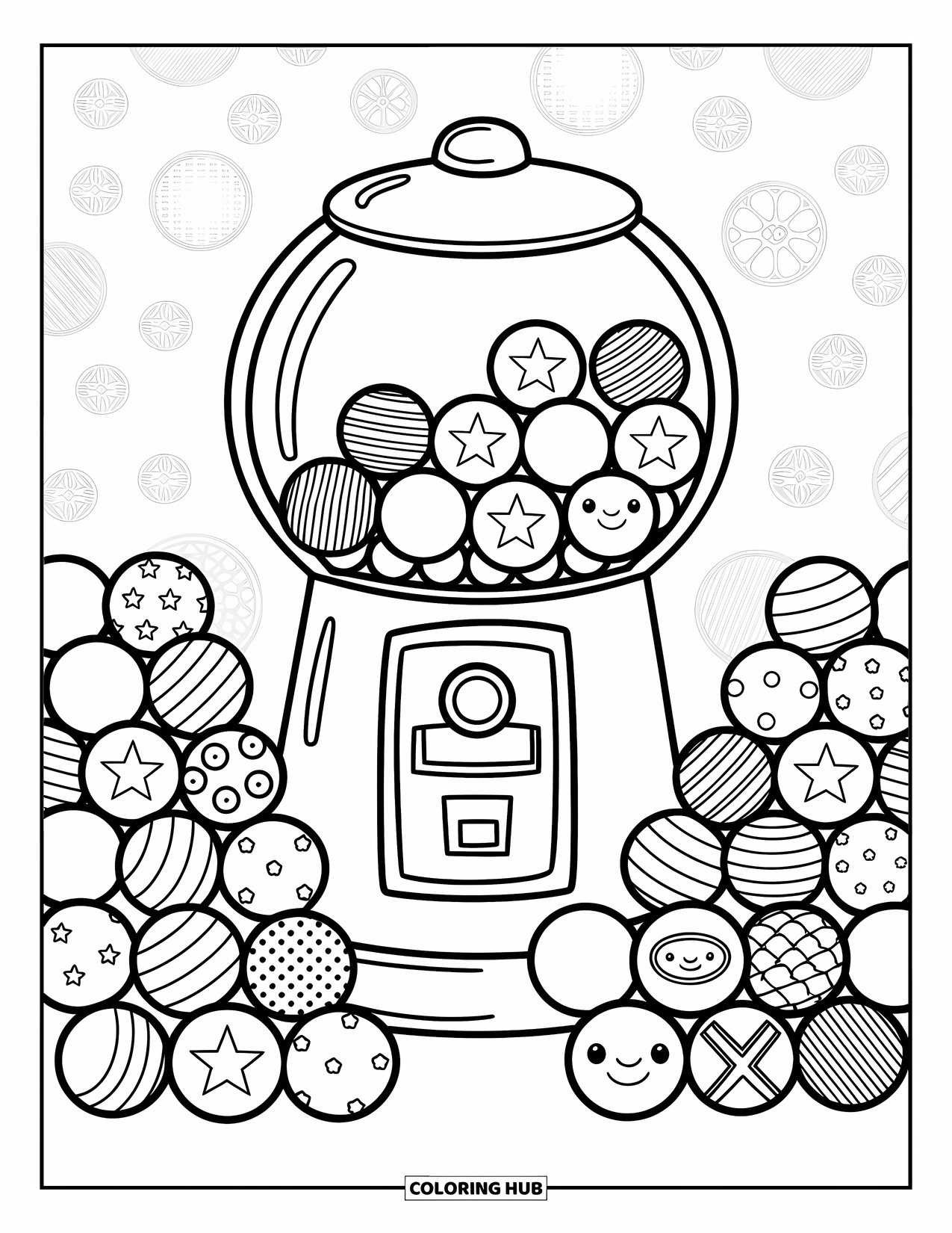 60+ Gumball Coloring Pages for Kids & Adults (Free Printable PDFs)