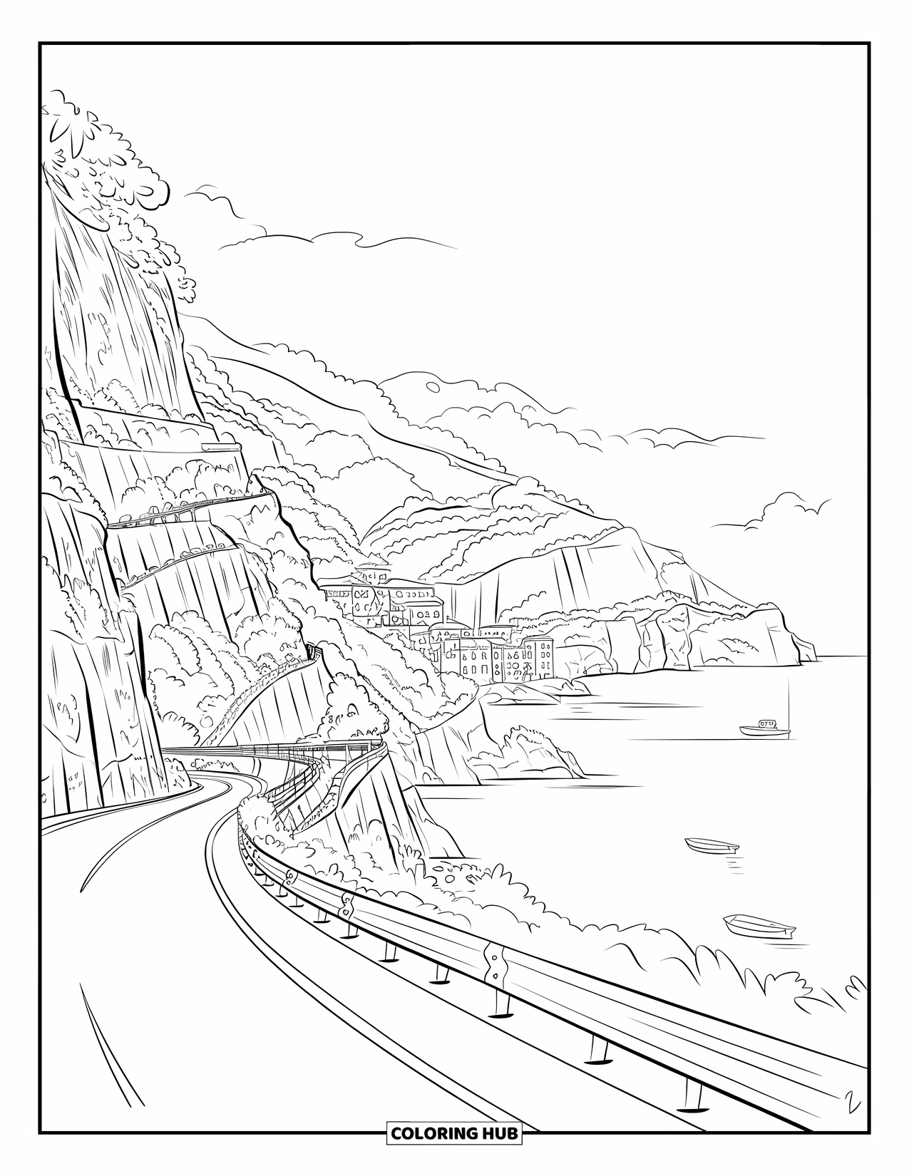 70+ Italy Coloring Pages for Kids & Adults (Free Printable PDFs)