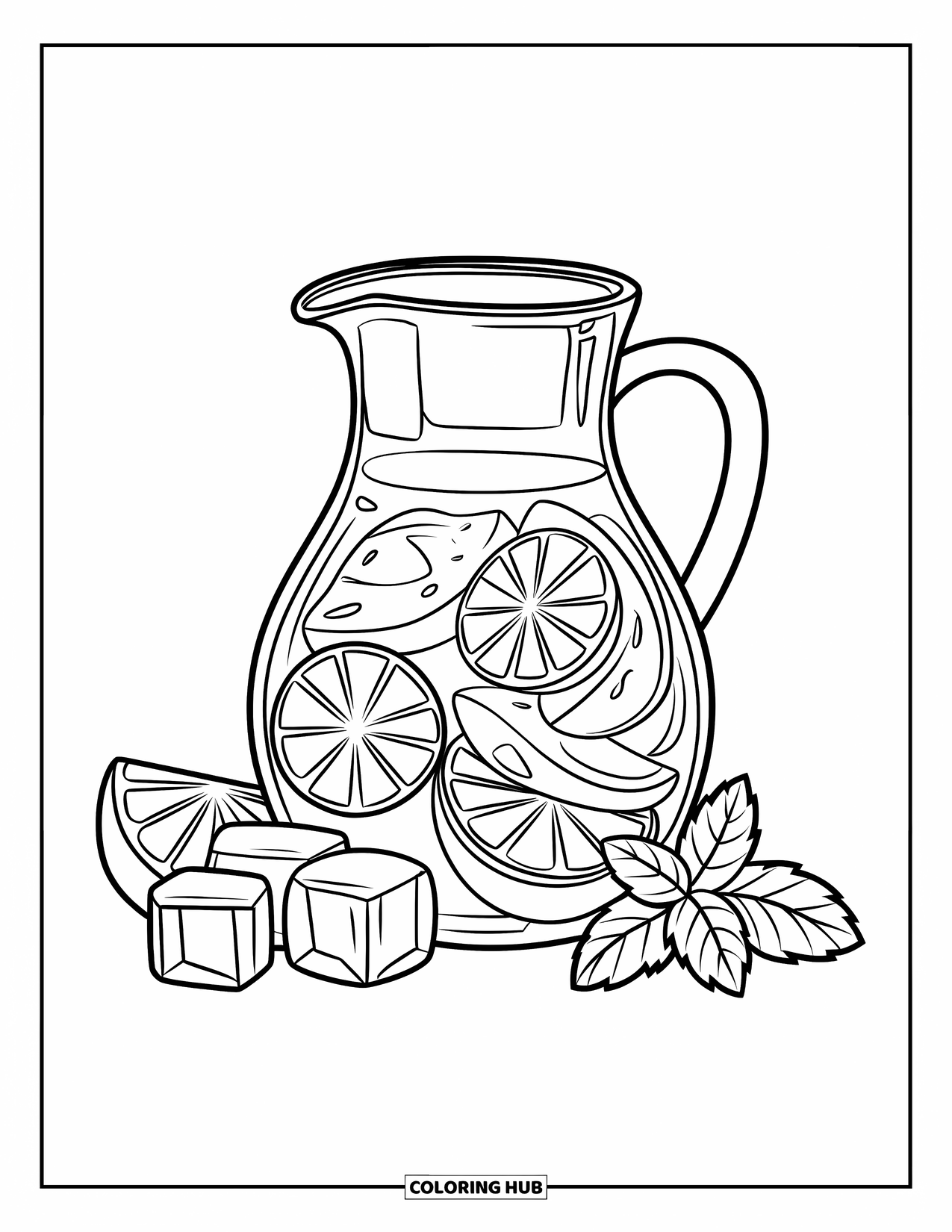 65+ Lemonade Coloring Pages for Kids & Adults (Free Printable PDFs)