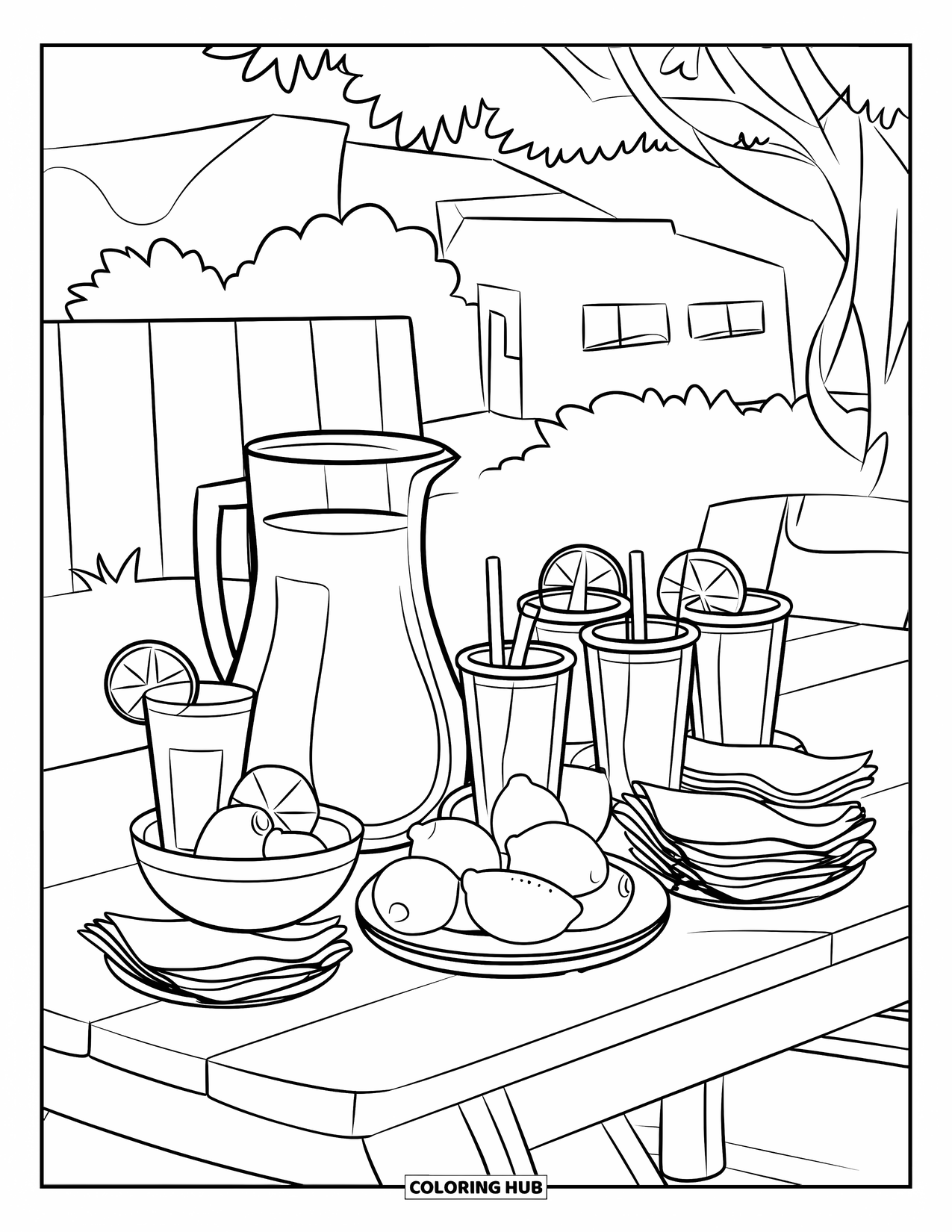 65+ Lemonade Coloring Pages for Kids & Adults (Free Printable PDFs)
