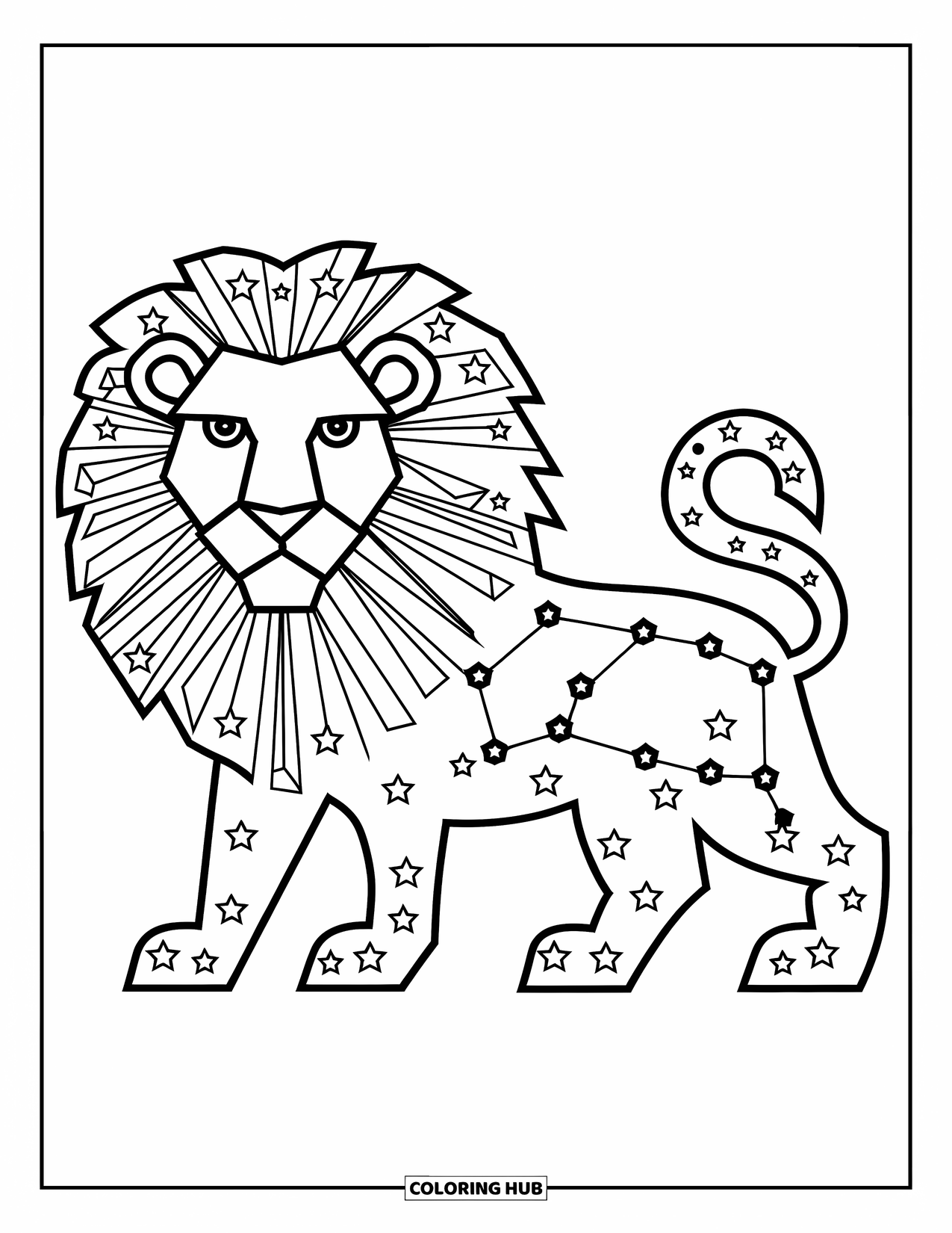 60+ Leo Coloring Pages for Kids & Adults (Free Printable PDFs)