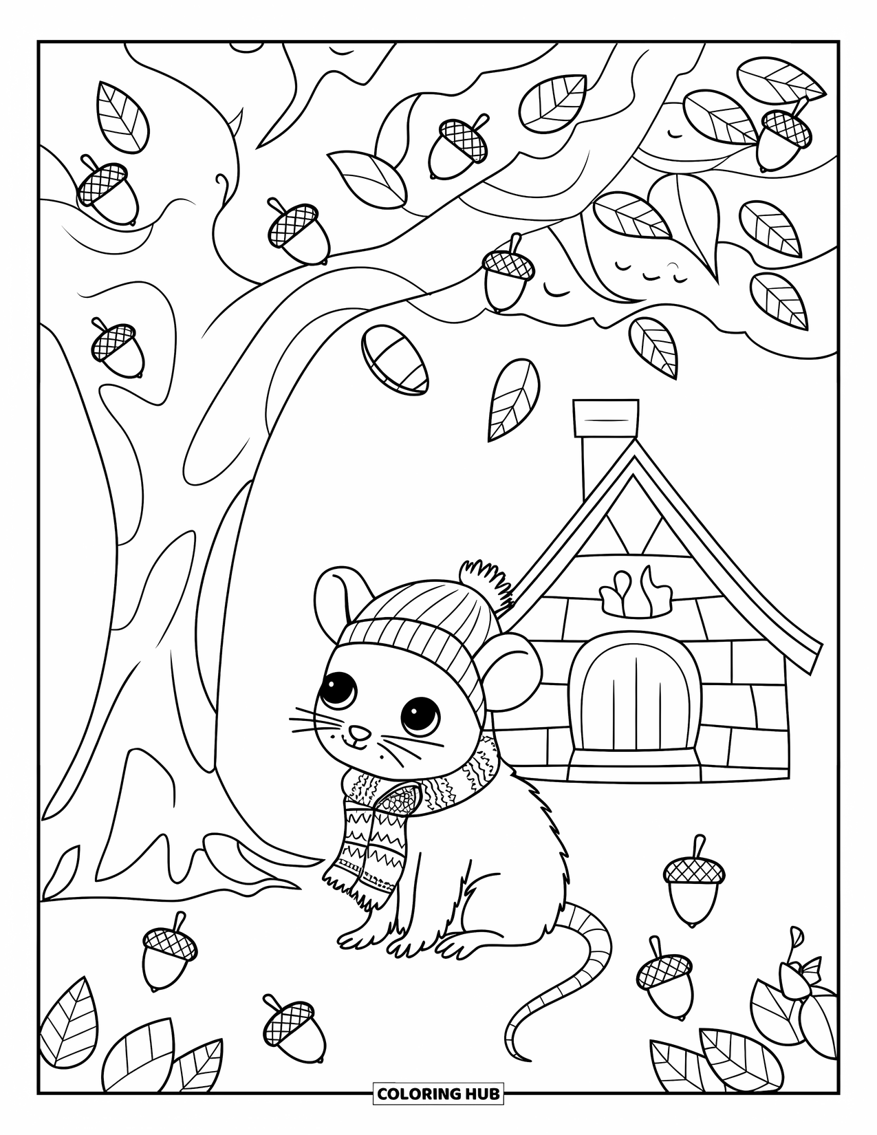 70+ Rat Coloring Pages for Kids & Adults (Free Printable PDFs)