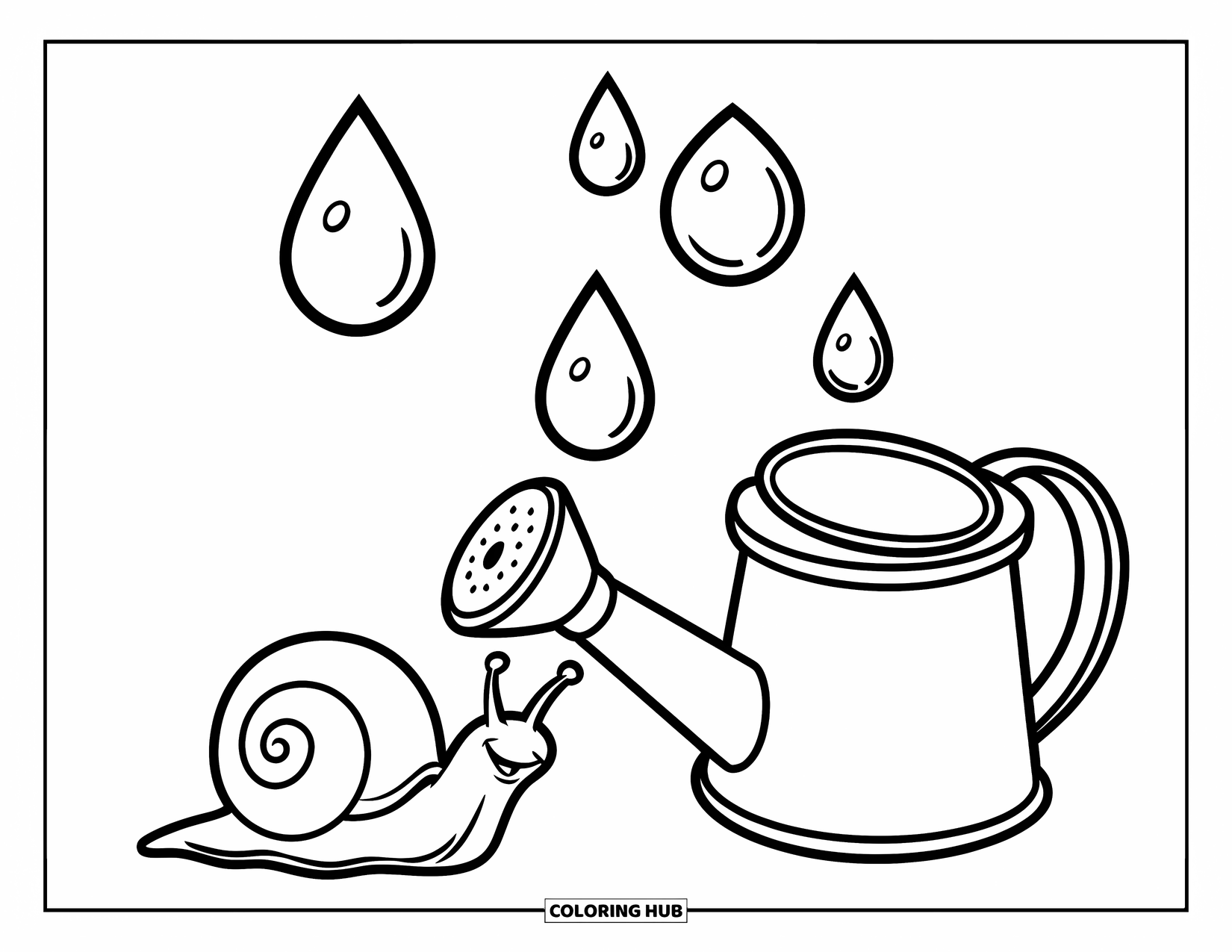 70+ Snail Coloring Pages for Kids & Adults (Free Printable PDFs)