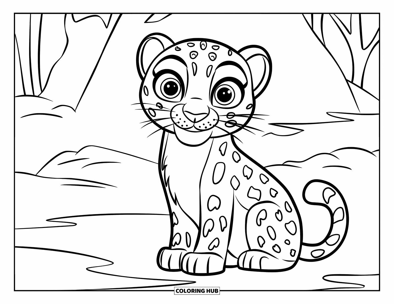 85+ Snow Leopard Coloring Pages for Kids & Adults (Free Printable PDFs)