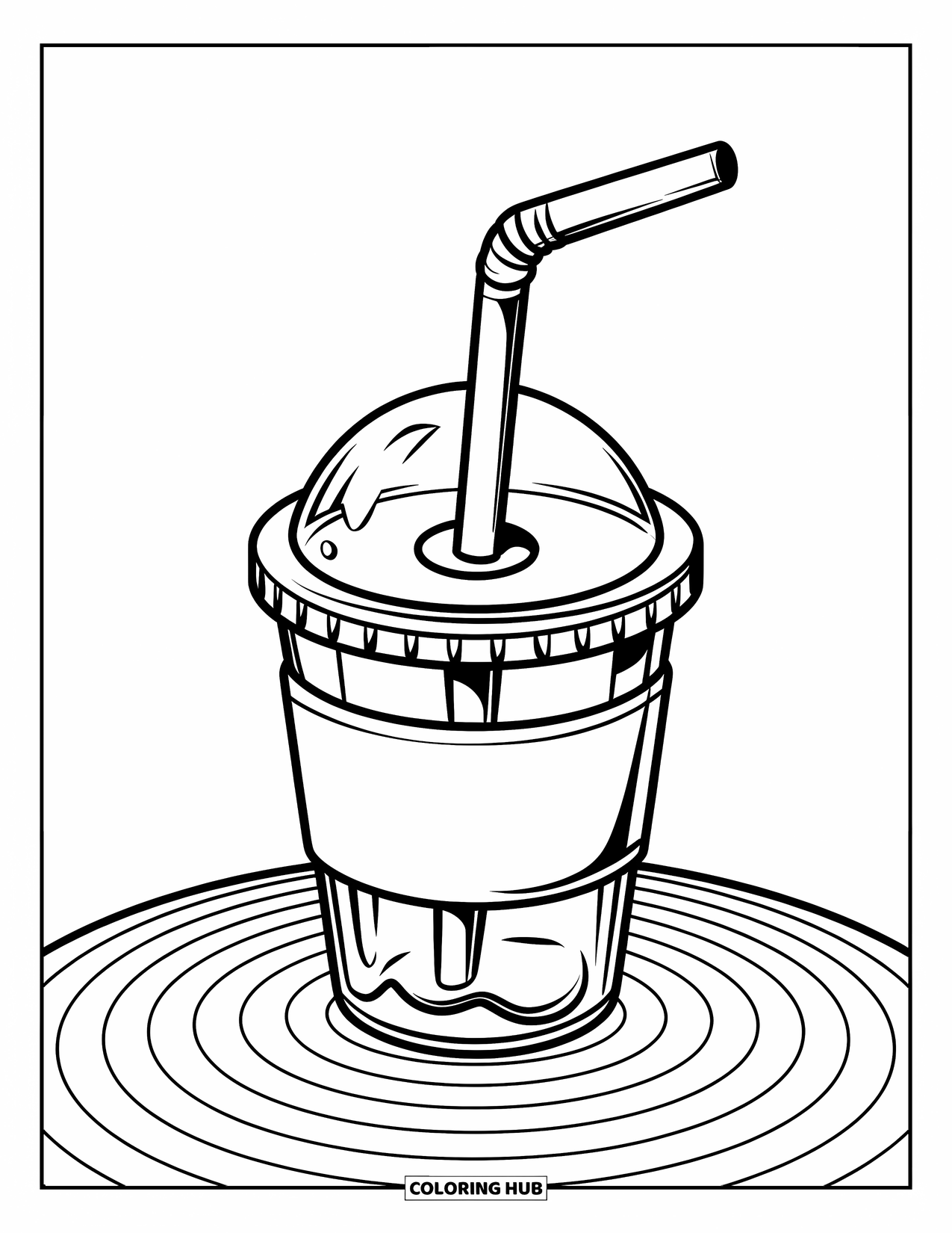 65+ Soda Coloring Pages for Kids & Adults (Free Printable PDFs)