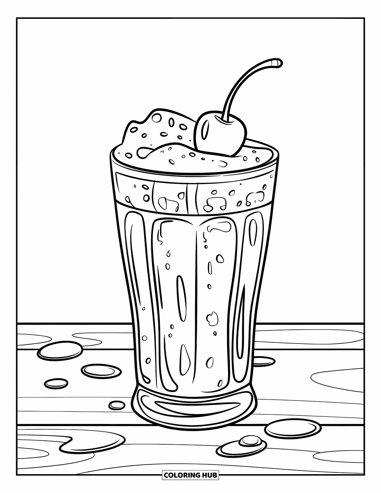 65+ Soda Coloring Pages for Kids & Adults (Free Printable PDFs)