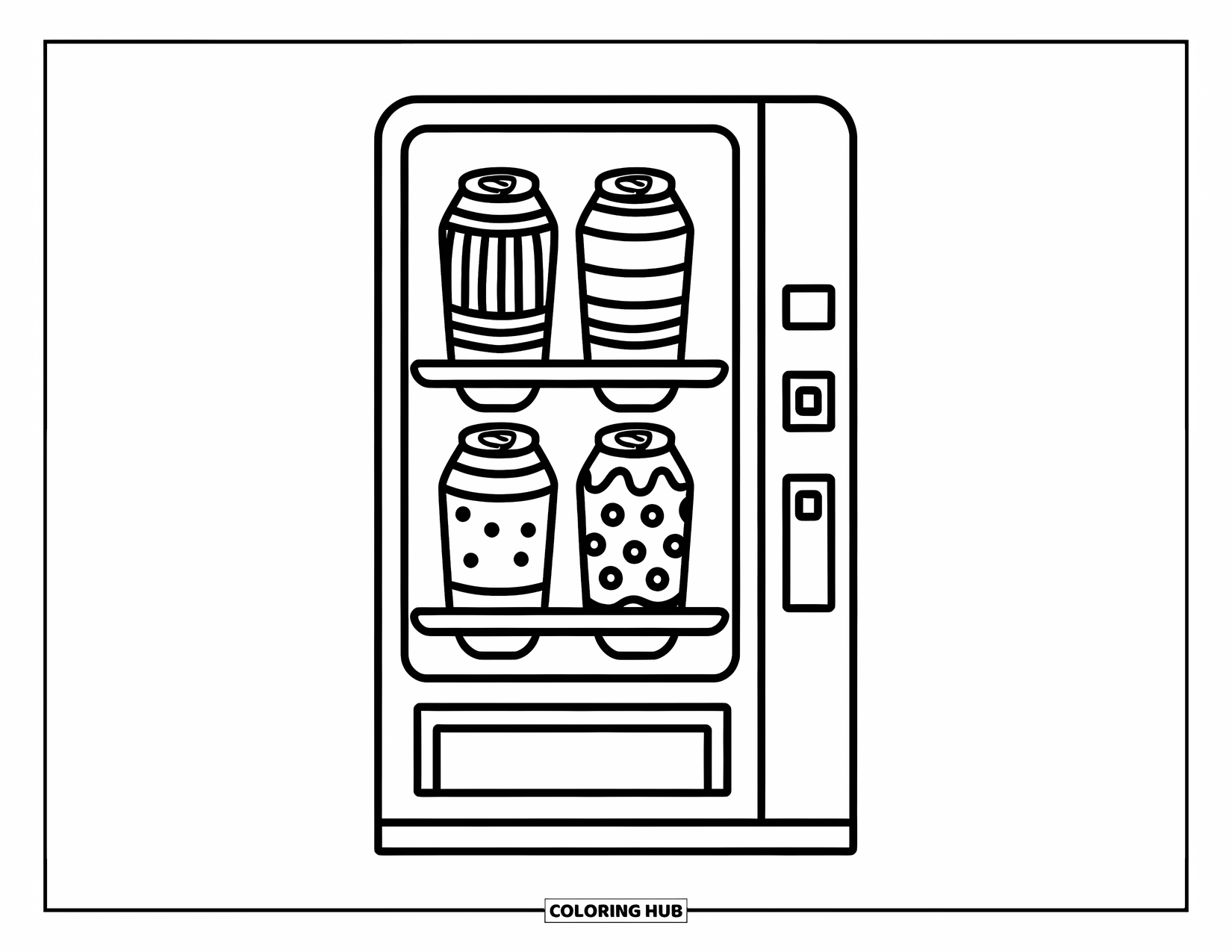65+ Soda Coloring Pages for Kids & Adults (Free Printable PDFs)