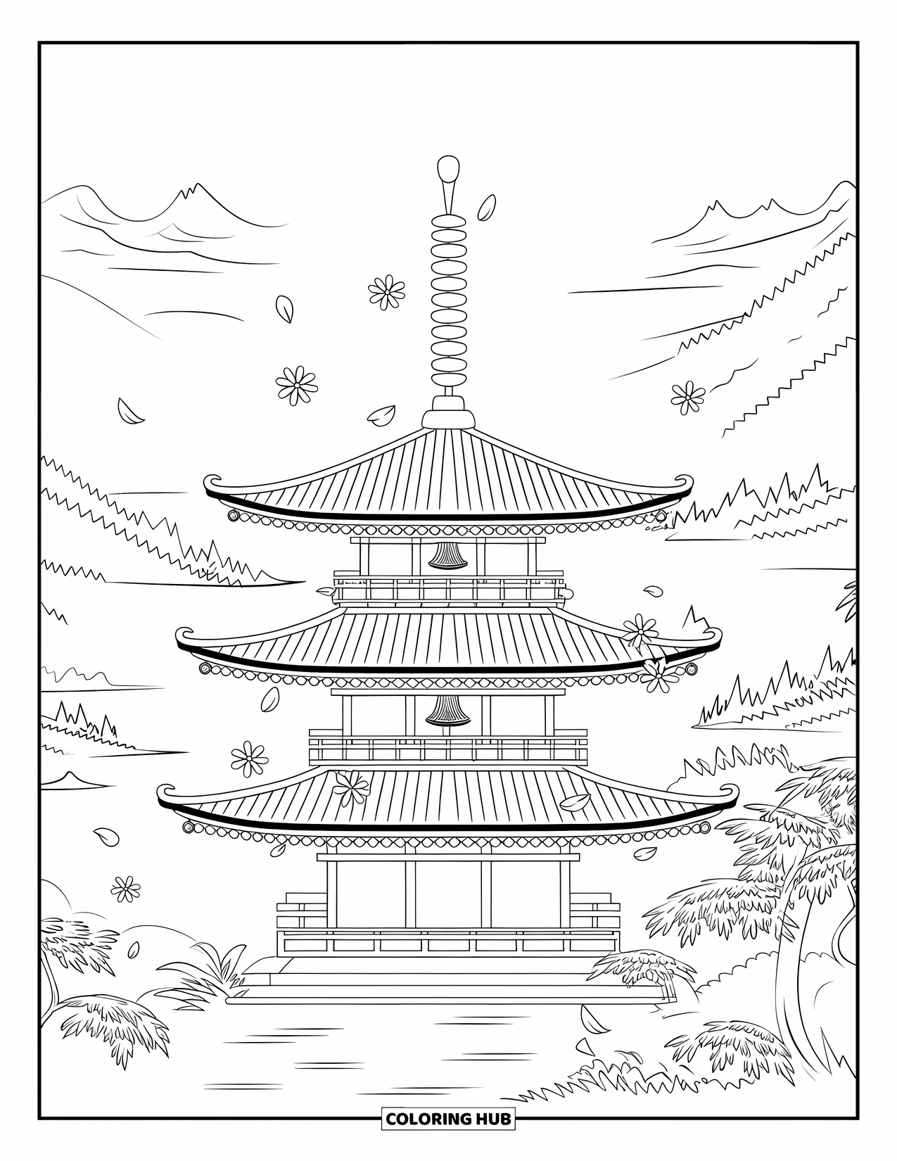70+ Zen Coloring Pages for Kids & Adults (Free Printable PDFs)