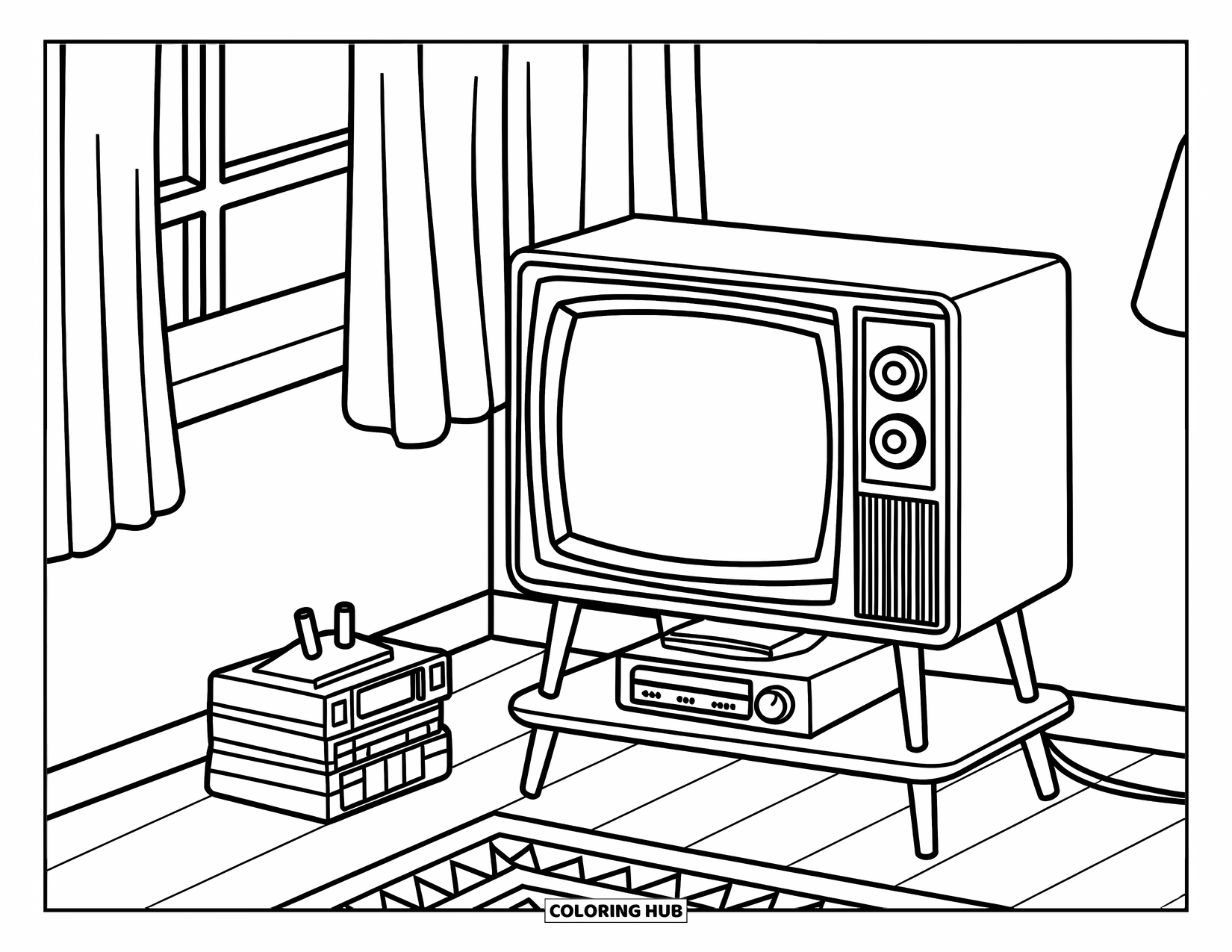 80+ 90S Coloring Pages for Kids & Adults (Free Printable PDFs)