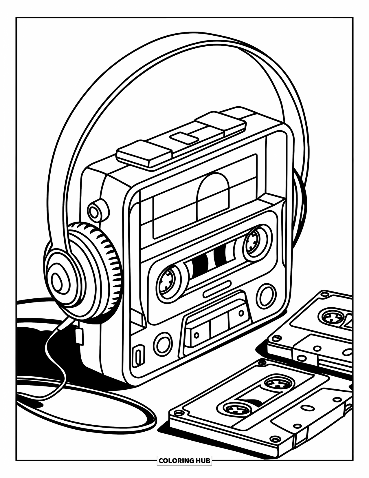 80+ 90S Coloring Pages for Kids & Adults (Free Printable PDFs)