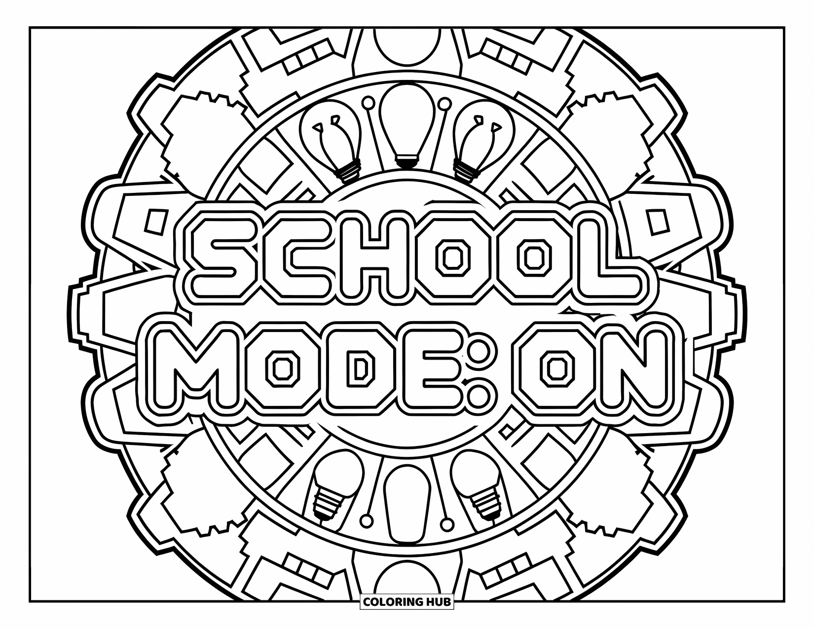 95+ Back To School Coloring Pages for Kids & Adults (Free Printable PDFs)