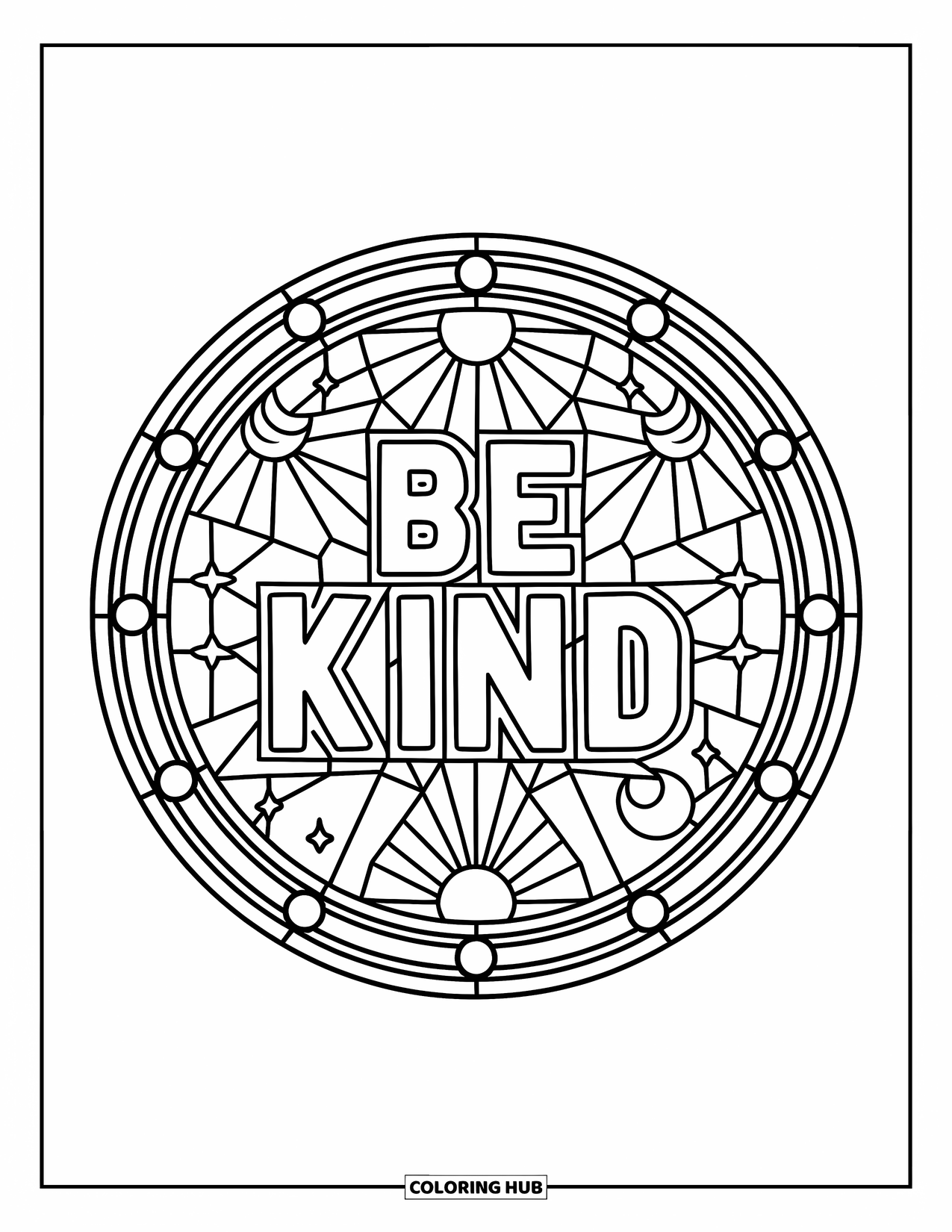 70+ Be Kind Coloring Pages for Kids & Adults (Free Printable PDFs)