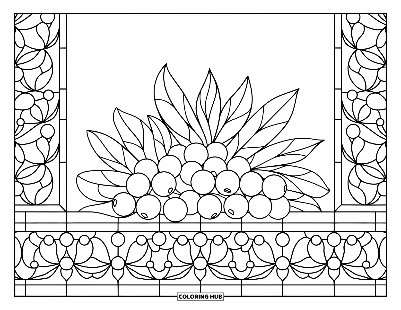 95+ Berry Coloring Pages for Kids & Adults (Free Printable PDFs)