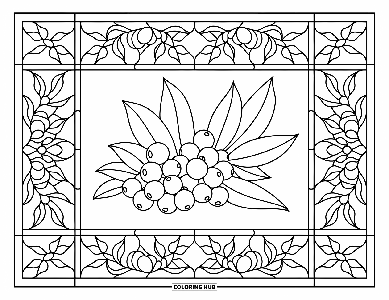 95+ Berry Coloring Pages for Kids & Adults (Free Printable PDFs)