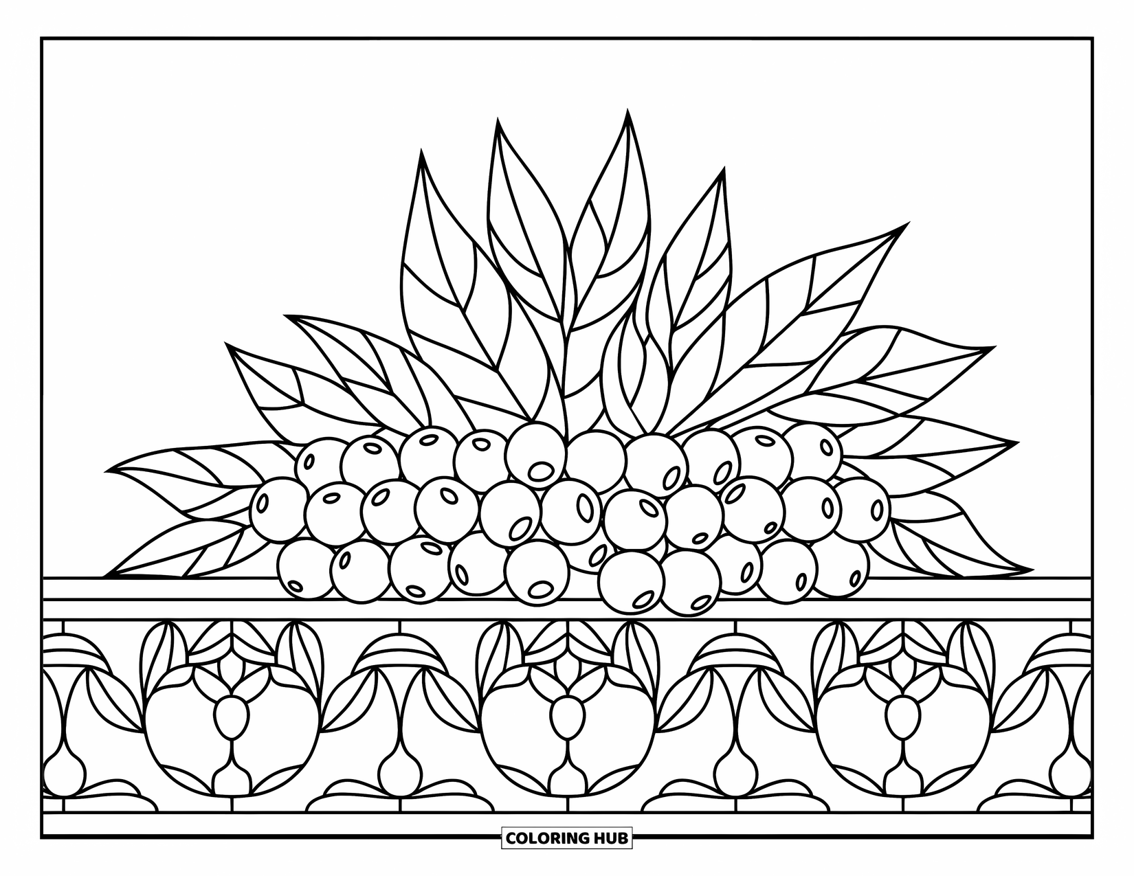 95+ Berry Coloring Pages for Kids & Adults (Free Printable PDFs)
