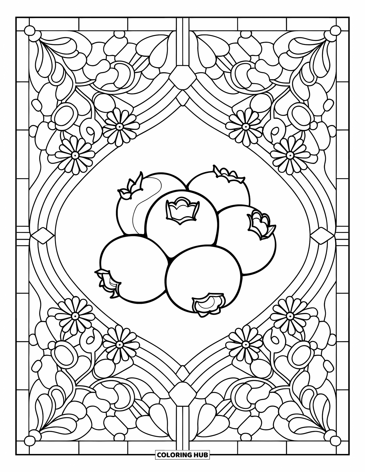 95+ Berry Coloring Pages for Kids & Adults (Free Printable PDFs)