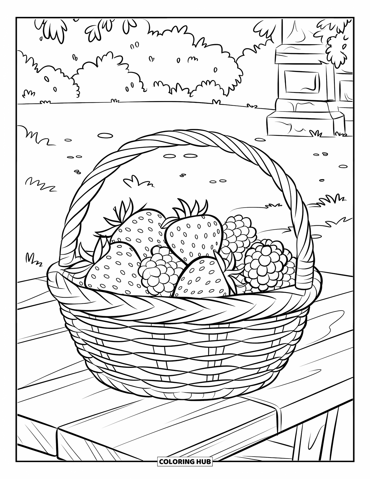 95+ Berry Coloring Pages for Kids & Adults (Free Printable PDFs)