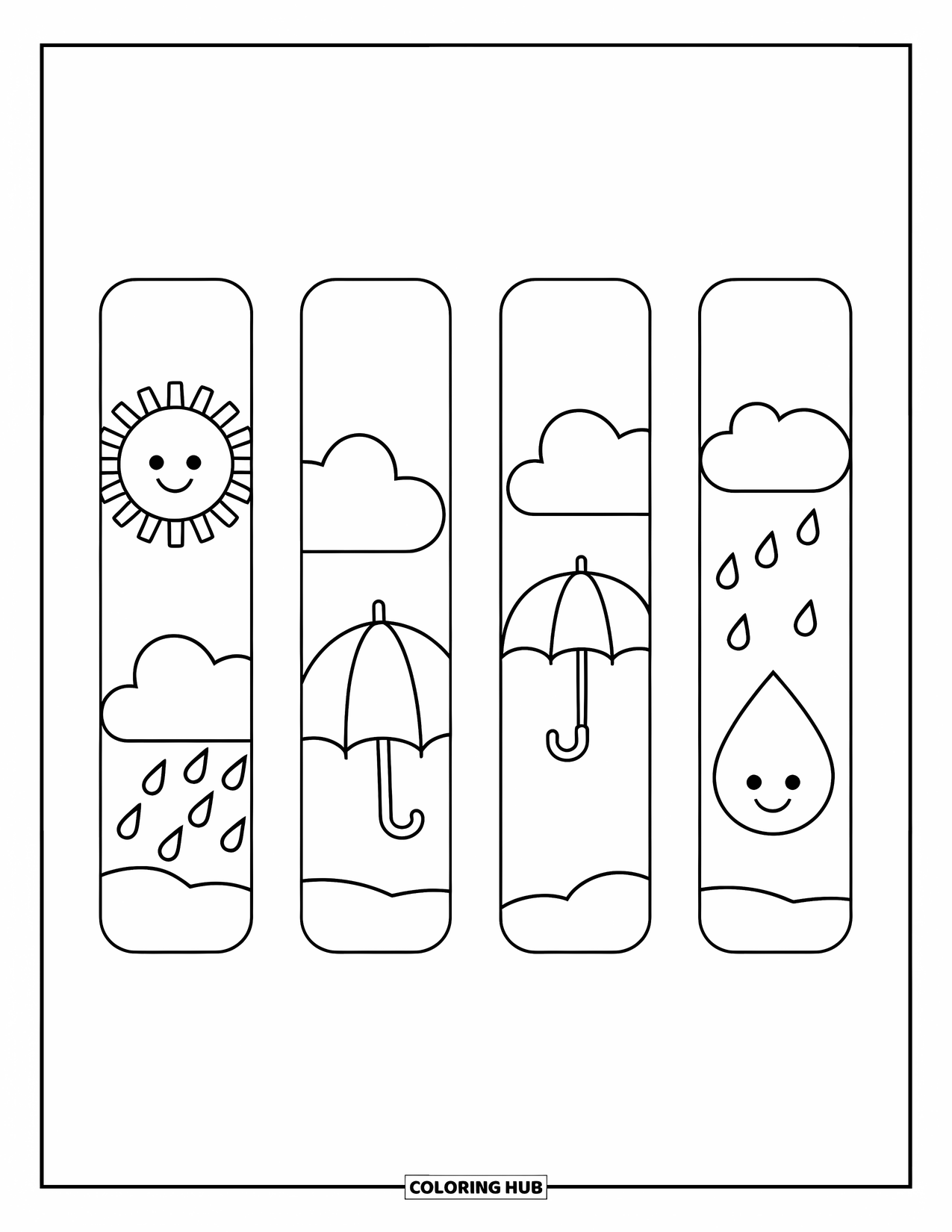 95+ Bookmark Coloring Pages for Kids & Adults (Free Printable PDFs)