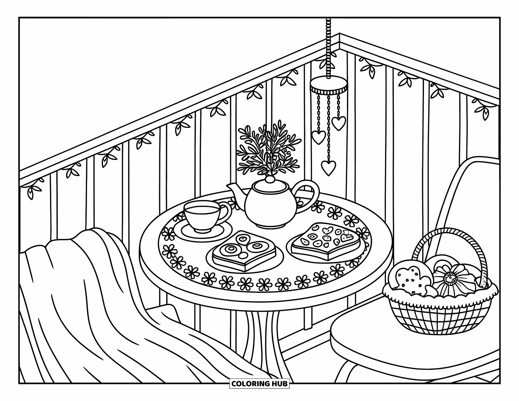 65+ Breakfast Coloring Pages for Kids & Adults (Free Printable PDFs)