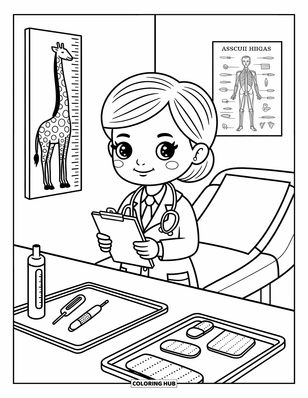 70+ Career Coloring Pages for Kids & Adults (Free Printable PDFs)