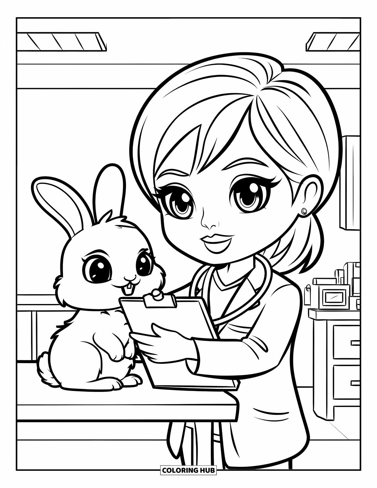 70+ Career Coloring Pages for Kids & Adults (Free Printable PDFs)