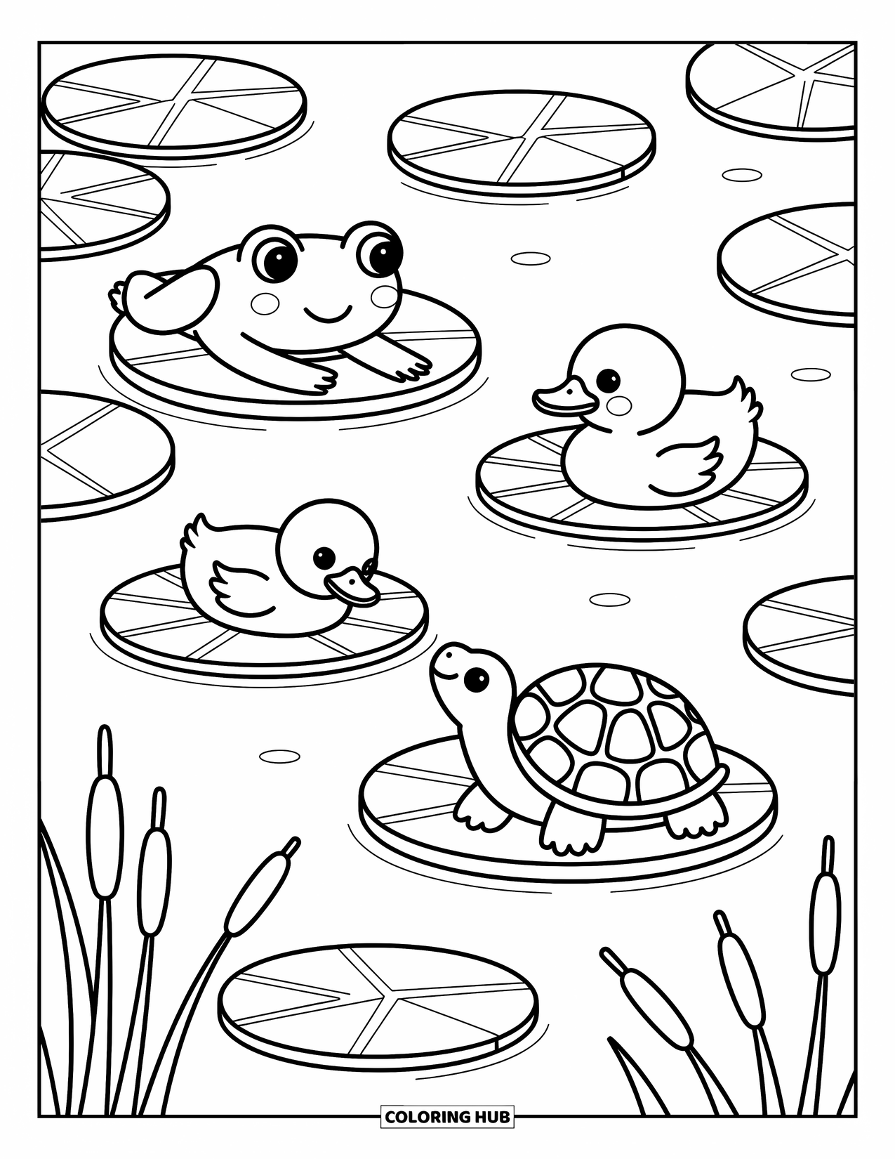 90+ Chibi Animal Coloring Pages for Kids & Adults (Free Printable PDFs)