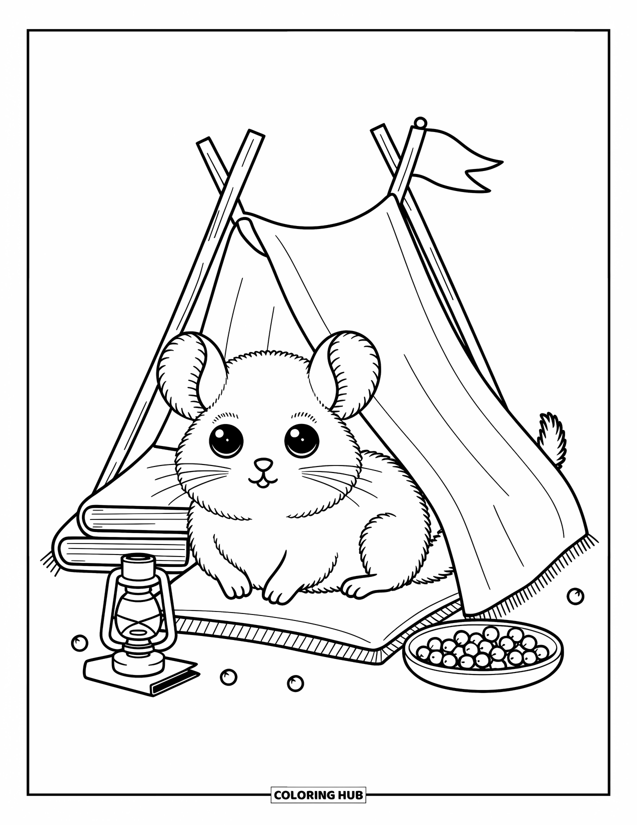 90+ Chinchilla Coloring Pages for Kids & Adults (Free Printable PDFs)