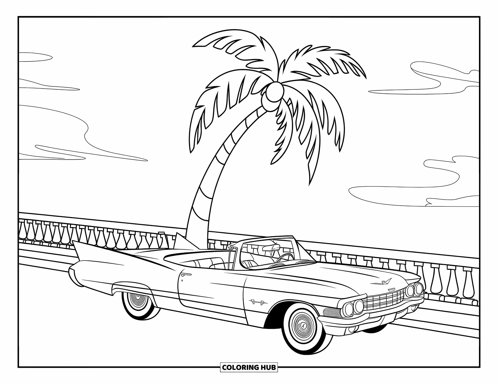 100+ Classic Car Coloring Pages for Kids & Adults (Free Printable PDFs)