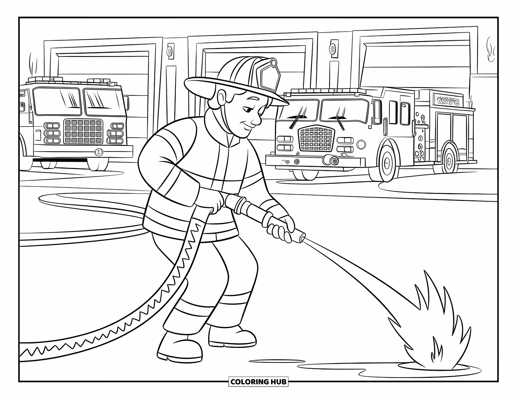 75+ Fire Safety Coloring Pages for Kids & Adults (Free Printable PDFs)