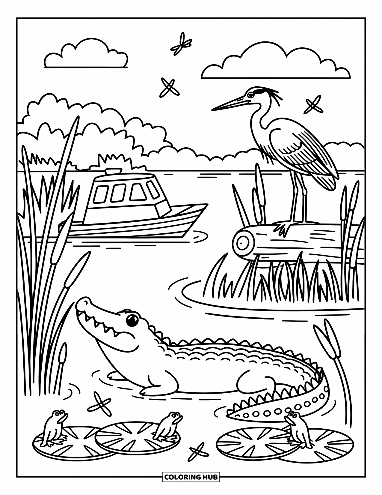 70+ Florida Coloring Pages for Kids & Adults (Free Printable PDFs)