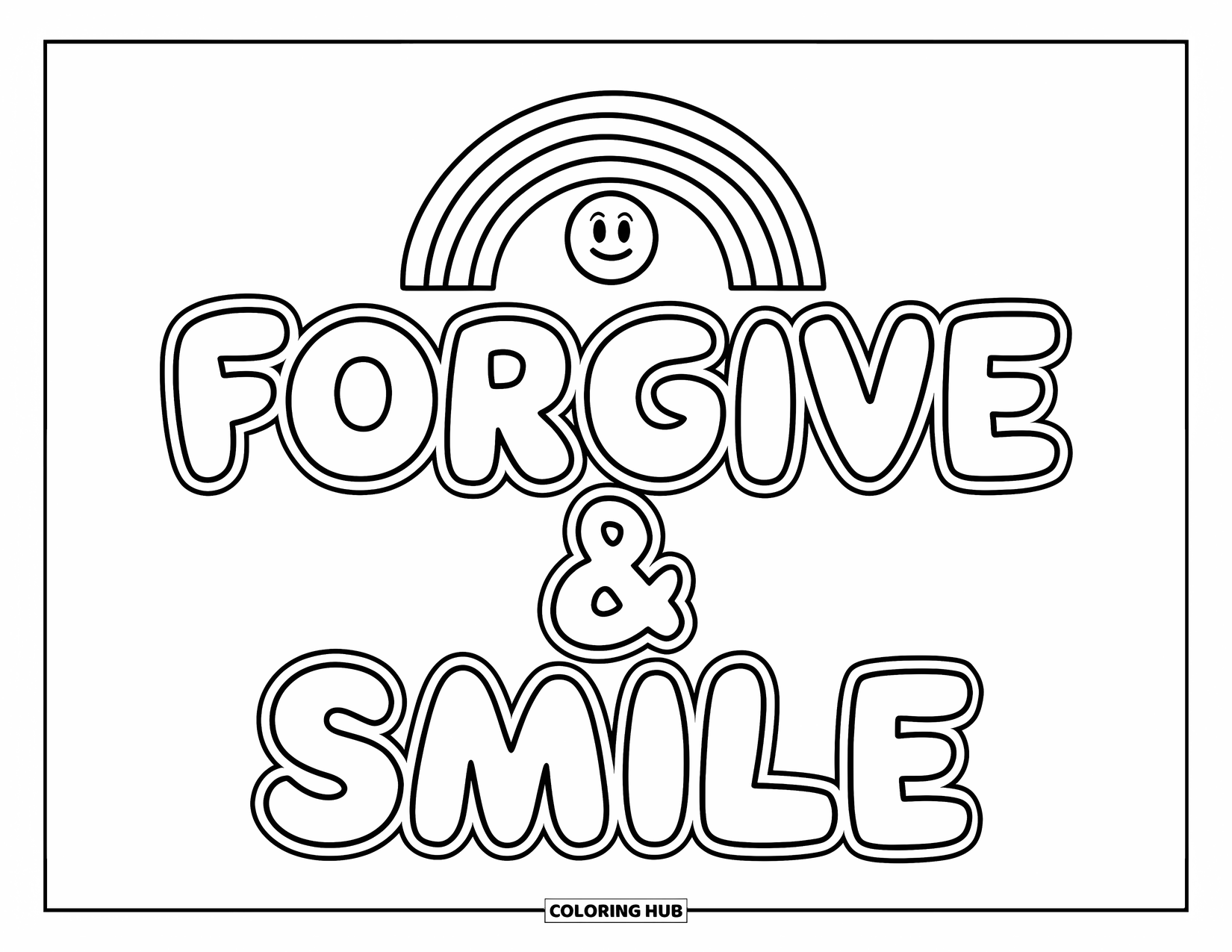 60+ Forgiveness Coloring Pages for Kids & Adults (Free Printable PDFs)