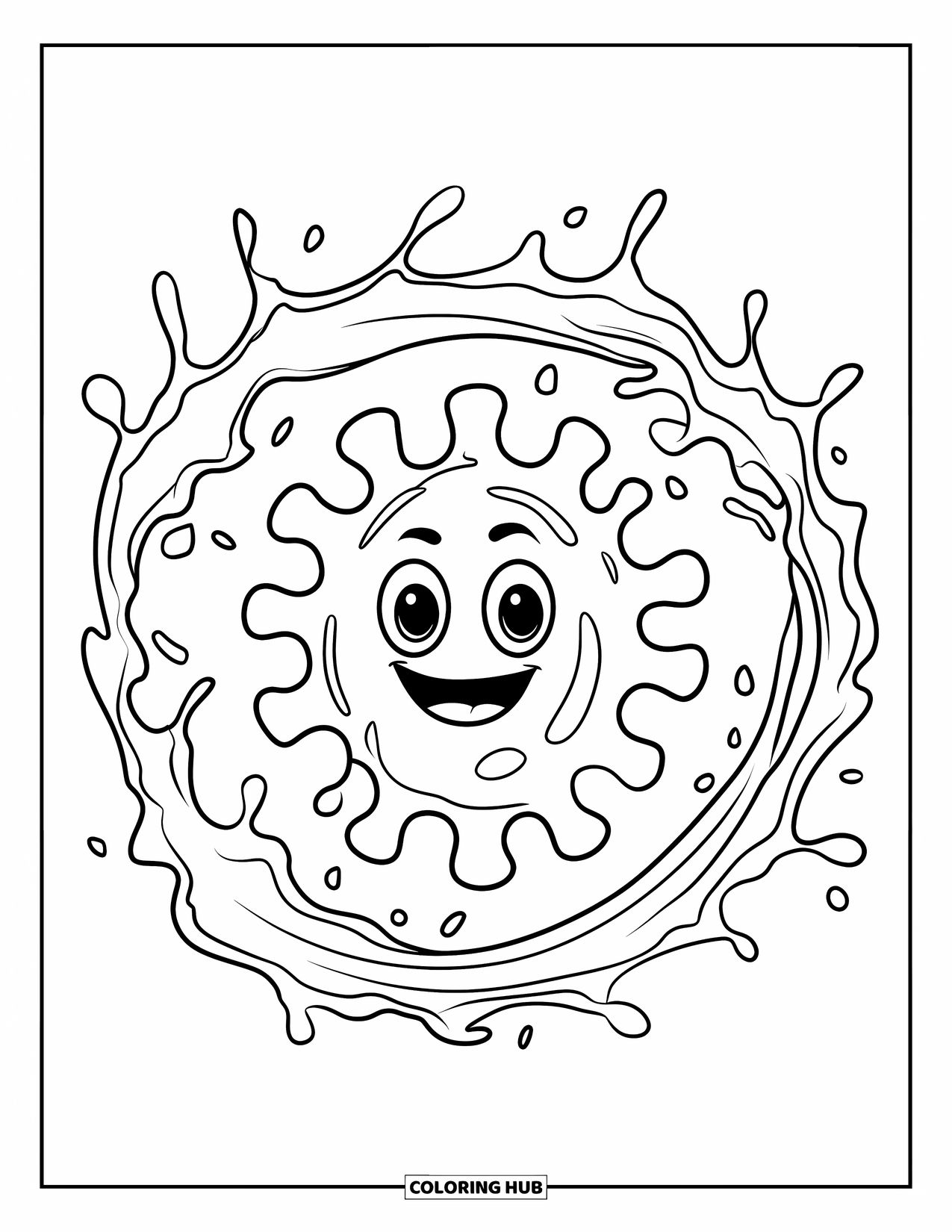 55+ Germ Coloring Pages for Kids & Adults (Free Printable PDFs)