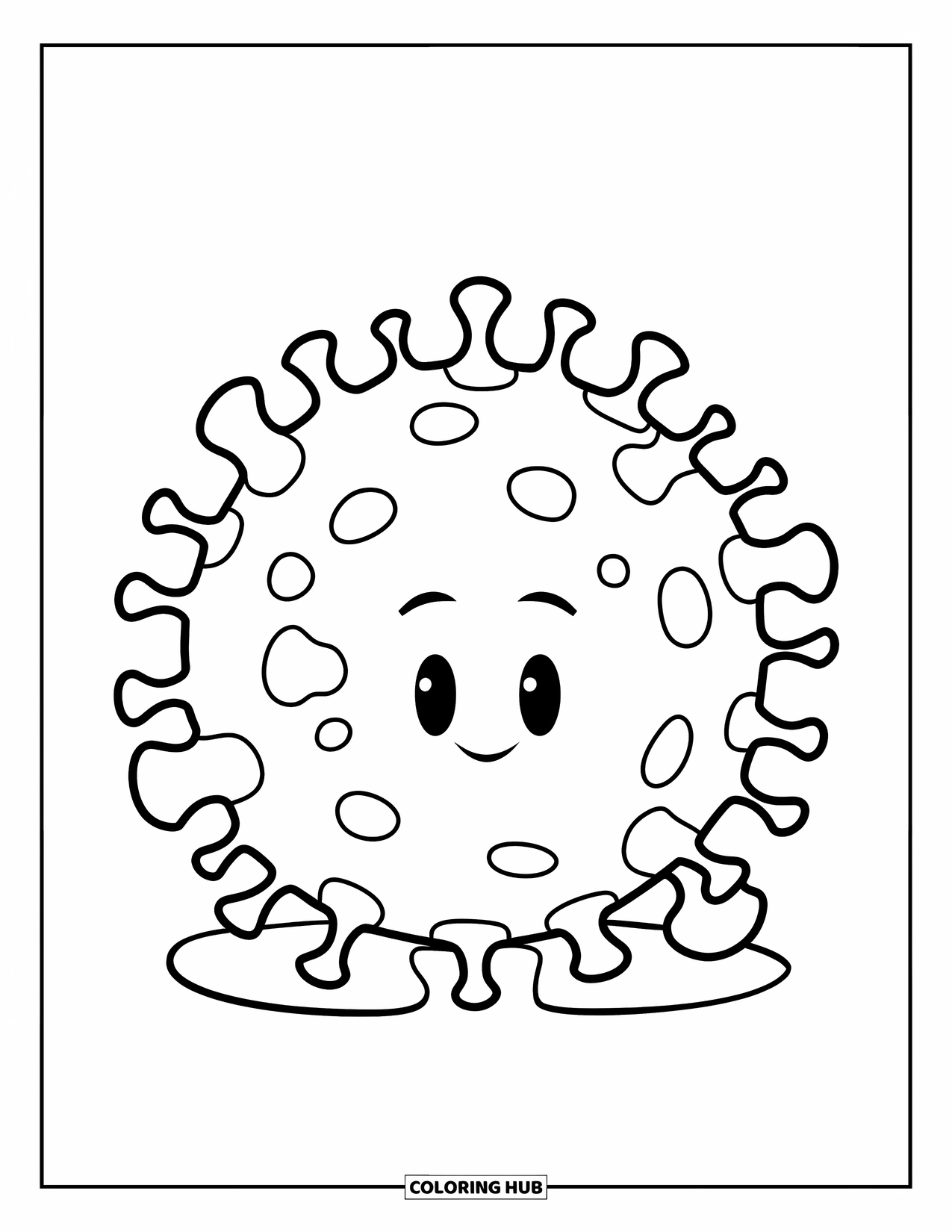 55+ Germ Coloring Pages for Kids & Adults (Free Printable PDFs)