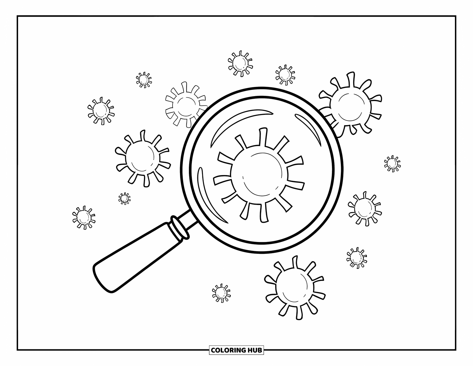 55+ Germ Coloring Pages for Kids & Adults (Free Printable PDFs)