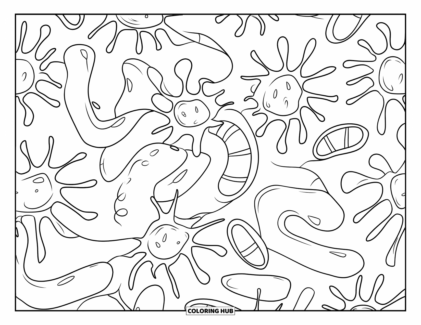 55+ Germ Coloring Pages for Kids & Adults (Free Printable PDFs)