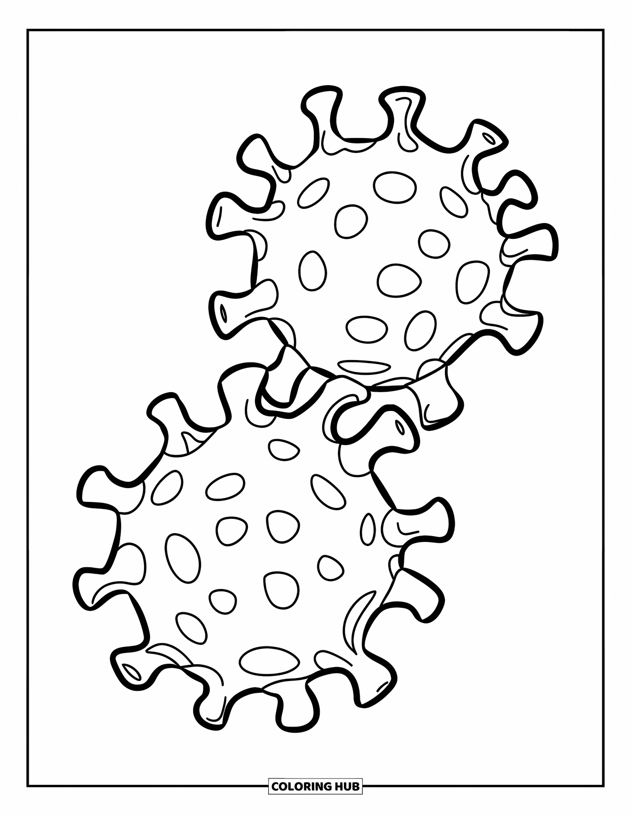 55+ Germ Coloring Pages for Kids & Adults (Free Printable PDFs)