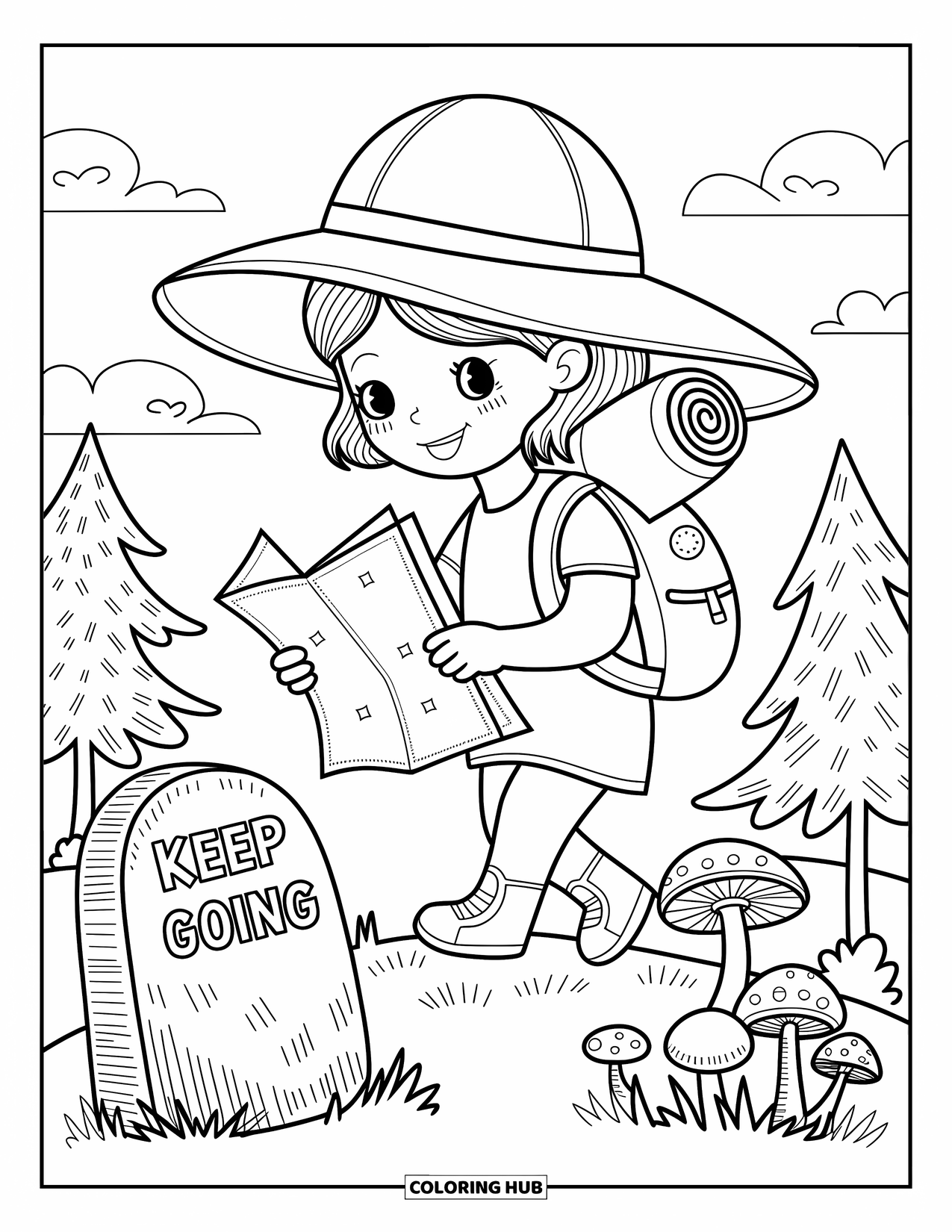65+ Girl Power Coloring Pages for Kids & Adults (Free Printable PDFs)