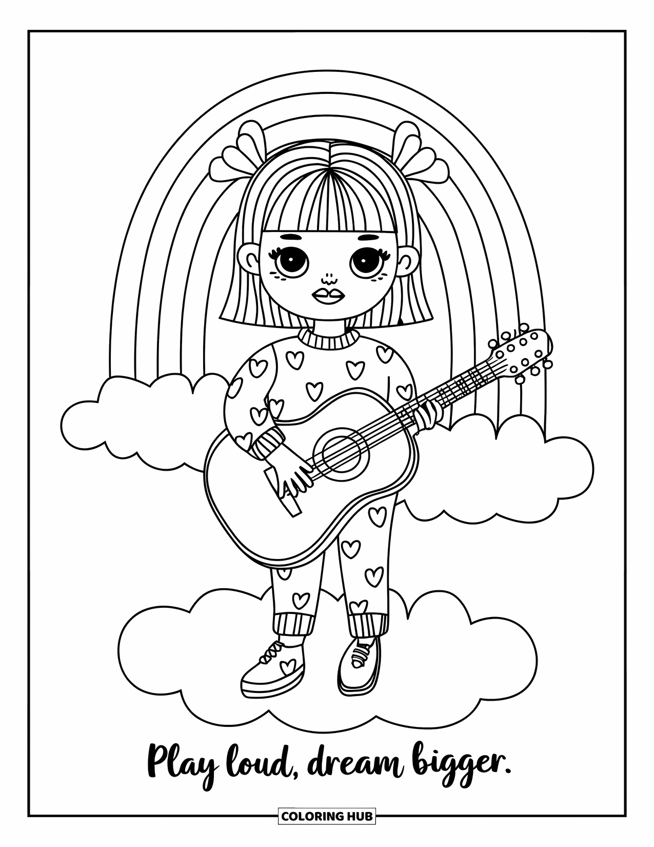 65+ Girl Power Coloring Pages for Kids & Adults (Free Printable PDFs)